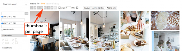 Custom pagination bars for thumbnail pages - Infradox