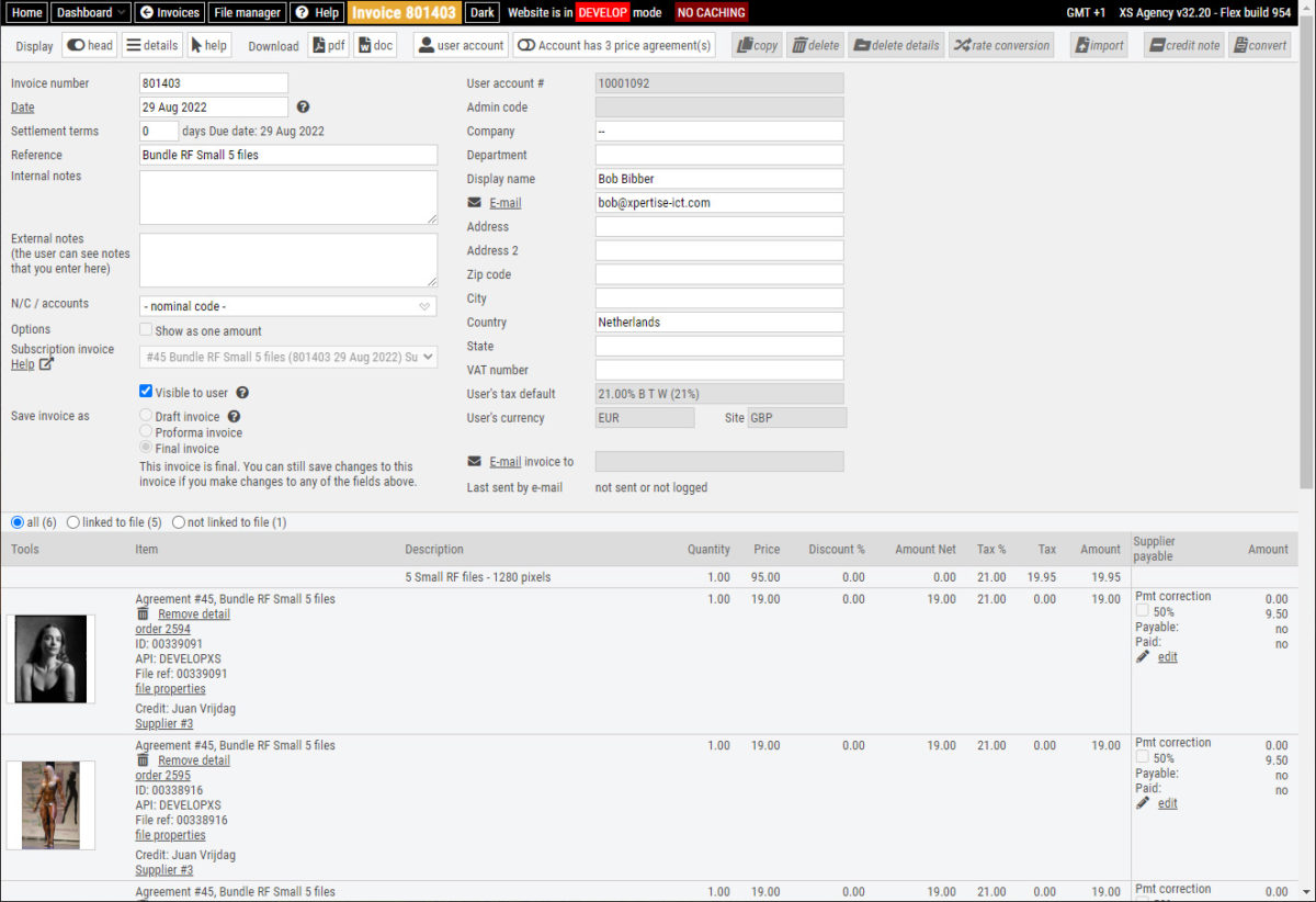 subscriptioninvoice - Infradox